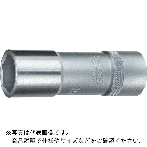 特長：ローレット加工を施すことで、手から滑り落ちにくいです。ユニットドライブで接触面積を大きくすることで、ボルトが欠けにくいです。ロングタイプです。仕様：差込角(mm)：12.7対辺寸法(mm)：22全長(mm)：82対辺形状：6角モデル：...