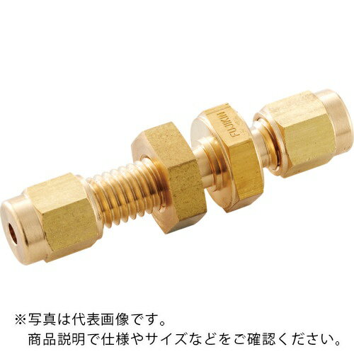 特長：チューブを差し込み、ナットを締める圧縮リング式継手です。特殊工具や火気不要です。繰返し脱着可能。銅管用。用途：各種プラント計装エアー、オイルライン等銅管用。仕様：適合管外径T(mm)：PDW継手8mm六角対辺(mm)：19寸法A(mm...