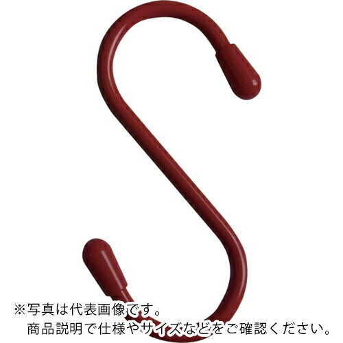 特長：被覆線ですのでサビ難く、相手側にキズをつけません。ベーシックなパーツで安価です。用途：物の吊り下げ、引っ掛けとして。仕様：使用荷重(kN)：0.05D(mm)：4L(mm)：75S(mm)：23材質／仕上：フック部分：鉄(塩ビ皮膜)エ...