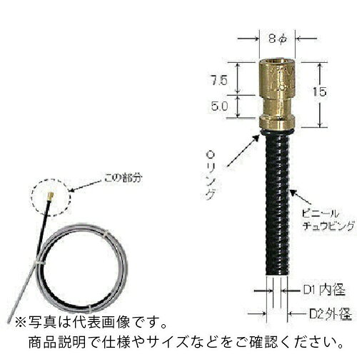 特長：高耐久、高精度なダイヘン純正部品です。安定でスムーズなワイヤ送給を実現します用途：CO2/MAG溶接用に。仕様：適用ワイヤ径(mmφ)：1.2、1.4、1.6適用トーチ：WT3510-SD、WT3520-SD、WT5000-SD長さ(...