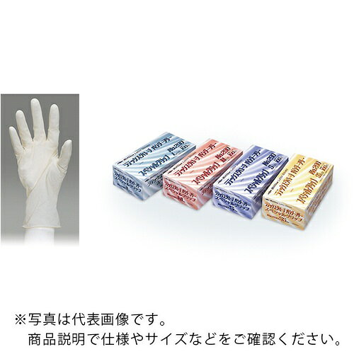 特長：フィット感が優れたパウダーフリータイプです。滑り止め加工付きです。仕様：サイズ：M粉(あり・なし)：なしすべり止め：あり食品衛生法：適合左右の区別：左右兼用材質／仕上：天然ゴム　●代表画像について 商品によっては、代表画像を使用してい...