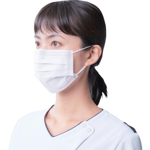特長：ASTM F 2100 LEVEL1適合のサージカルマスクです。ノーズピースはアルミニウム製で、顔にぴったりとフィットし防護性を高めます。耳ひもは耳への負担が少ない平型で、ポリエステル製（ラテックスフリー）のためアレルギーの方も安心で...