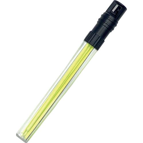 特長：芯削りがキャップ付帯。専用ホルダーと組み合わせれば芯削りが容易に。用途：木材・コンクリートなどの墨付けに。仕様：色：蛍光イエロー直径(mm)：170長さ(mm)：47芯径(mm)：2.8材質／仕上：顔料　●代表画像について 商品によっ...