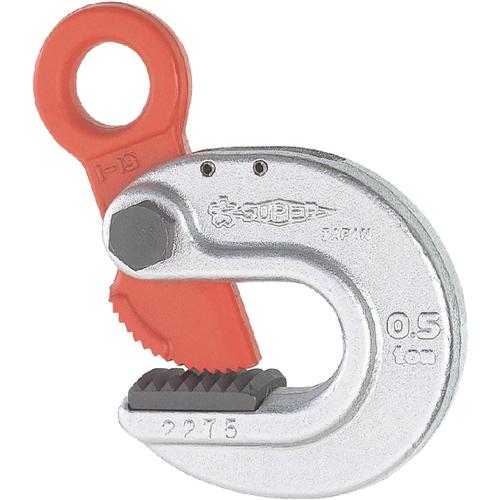 特長：構造用形鋼（H形・I形・L形・T形）専用の吊り具です。S・M・A・Я・T管理アプリに対応し、無料で登録できます。用途：構造用形鋼の吊り上げに。形鋼の反転。仕様：基本使用荷重(t)：0.5クランプ範囲(mm)：1〜13寸法(mm)D：4...