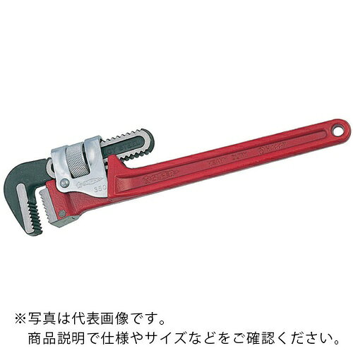 特長：本体・上アゴは、鍛造製で高耐久性・高品質です。強度は、JIS H級をクリアしています。歯の交換が可能です。用途：ガス・水道管（白管）などの締め付け、解体作業に。仕様：くわえられる管呼び寸法：6〜32Aくわえられる管外径(mm)：6〜4...
