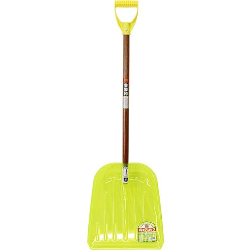 特長：本体(すくい部)は強化プラスチック採用のため割れにくく、クリップ付のため安定感抜群です。用途：降り積もった雪の除去作業に最適。仕様：刃先幅(mm)：340刃先長(mm)：410全長(mm)：1180刃先形状：スコップ型強化プラスチック...