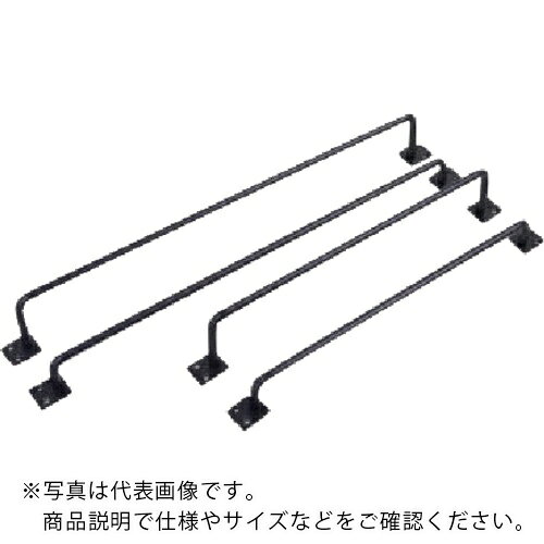 特長：しっかりとした素材感のアイアンバーです。シンプルなデザインでインテリアスタイルを選びません。取付座の角度を自由に変えられ、様々な場所に取り付け可能。多用途に使えます。用途：タオル掛けに。収納ホルダーに。仕様：幅(mm)：22色：黒長さ...
