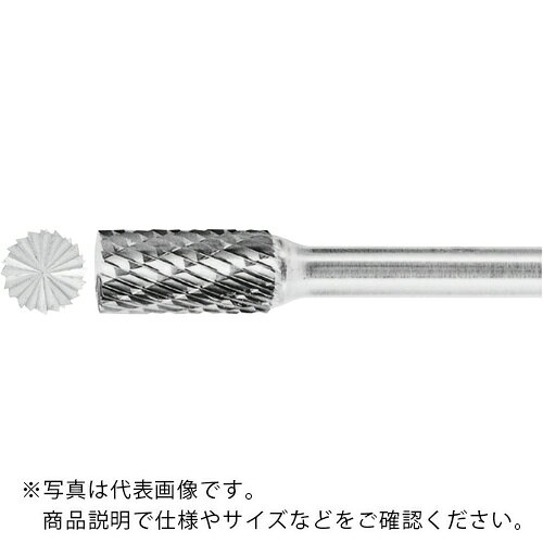 特長：独自開発の刃形状により、高速回転使用時にバーが不用意に被切削物に喰いこんでしまうことがないため、滑らかに加工でき能力アップに貢献します。用途：仕様：形状：円筒エンド刃型(ダブルカット)刃径(mm)：11刃長(mm)：25軸径(mm)：...