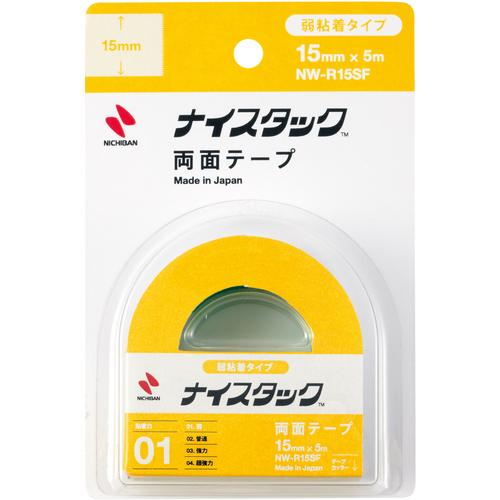 特長：きれいに剥がせるタイプのナイスタック[[(R)]]です。ホルダー、巻心は再生紙を使用カッターつきです。ホルダーはミシン目つきで、分別廃棄がしやすいです。テープ基材に古紙配合率40%の再生紙を使用したグリーン購入法対象製品です。用途：小...