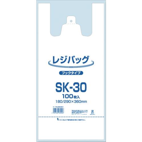特長：お求めやすい乳白色のレジ袋です。　マチ：55（×2）mm　ハンガータイプ仕様：縦(mm)：360横(mm)：290(180)厚さ(mm)：0.013食品衛生法適合（ポジティブリスト適合）材質／仕上：HDPE　乳白原反　●代表画像につい...