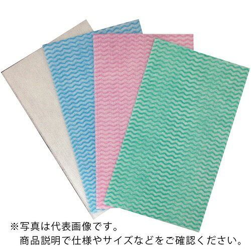 特長：速乾性のある薄手タイプのカウンタークロスです。用途：食品加工、清掃仕様：色：ピンクケース入数：12袋シートサイズ(mm)：300×610目付：40g/m2材質／仕上：レーヨン70%、ポリエステル30%　●代表画像について 商品によって...