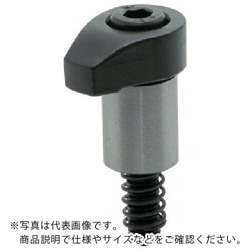 特長：小スペースのクランプです。BJ530(フックホルダー)が用意されています。仕様：高さ(mm)：58R：30M：M8×1.25-50Lフッククランプ材質／仕上：SCM435 焼入焼戻 黒染め 研磨仕上　●代表画像について 商品によっては...