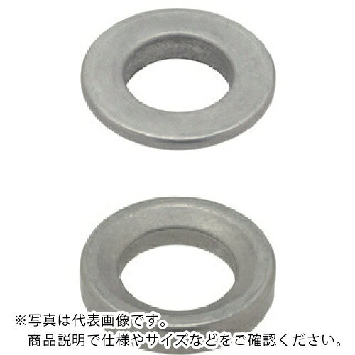 特長：球面座金です。仕様：高さ(mm)：8外径×内径(mm):24×13球面座金材質／仕上：ステンレス（SUS303）　●代表画像について 商品によっては、代表画像を使用している場合がございます。 商品のカラー、サイズなどが異なる商品をイメ...