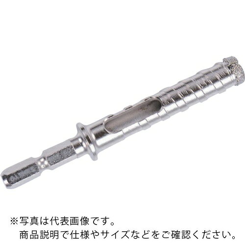 特長：超硬ドリルに比べて、欠けが少なくきれいに穴あけができます。インパクトドライバーなどで簡単・静かに穴あけができるお手軽ドリルビットです。乾式で水処理不要なので、現場を汚しません。用途：被削材:コンクリート、モルタル、ブロック、押出成形セ...