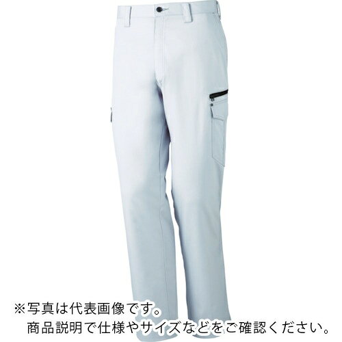 特長：丈夫でソフトな着心地のストレッチT/C素材を使用しています。消臭・抗菌機能付きです。用途：作業用。仕様：色：シルバーウエスト(cm)：96股下(cm)：78ワタリ幅(cm)：39.5ヒップ(cm)：117消臭抗菌タックボタンストレッチ...
