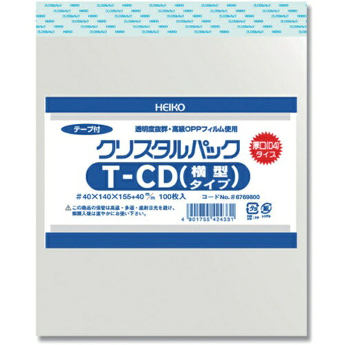 特長：作業性の良いテープ付でワンタッチで封ができます。　テープは帯電防止加工を施し、手にまとわり付くことがありません。　信頼の国産フィルムを材料とし、透明度も抜群です。仕様：厚さ(mm)：0.04幅(mm)：140厚(mm)：0.04高(m...