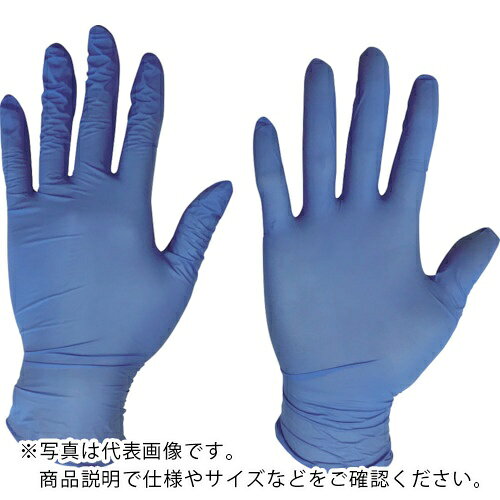 特長：柔軟性に優れ指先までピッタリフィットします。手荒れの原因とされている加硫促進剤を少量しか使用していない低アレルギー性の手袋です。用途：食品加工・清掃・介護・衛生作業。仕様：色：ブルーサイズ：S全長(cm)：23.0手のひら周り(cm)...
