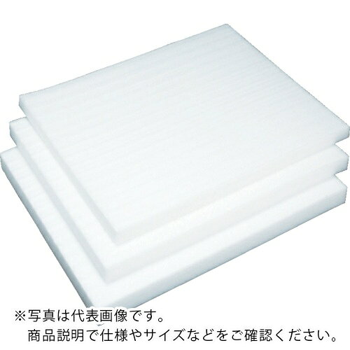 特長：ポリエチレン独自の柔軟性が対象物を傷付けません。保温・保冷性能に優れています。緩衝材・クッション材・芯材・当て材として使用できます。用途：弱電製品、精密機械部品などの緩衝材。仕様：幅(mm)：1000厚さ(mm)：20長さ(mm)：2...