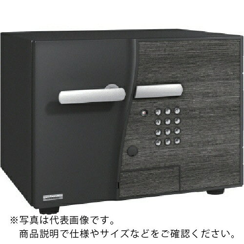 特長：日常の空間に溶け込むインテリアデザイン金庫です。用途：オフィス、個人宅、重要書類の保管仕様：容量(L)：19.5色：ブラック本体寸法(mm)間口：484本体寸法(mm)奥行：460.5本体寸法(mm)高さ：372有効内寸(mm)間口：...