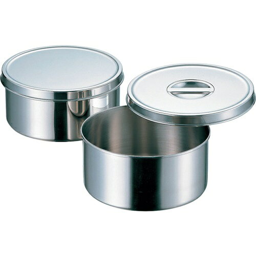 特長：バターや調味料を保存する容器として最適です。仕様：サイズ(mm)：内径180×85材質／仕上：18-8ステンレス　●メーカー取寄商品について 本商品はメーカーからの取寄商品となります。 納期は、メーカー確認後、メールでご連絡させて頂き...