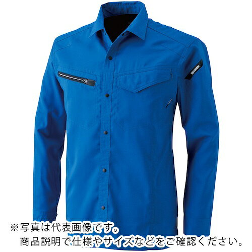 特長：制電対応の高通気ワークウェア仕様：色：ロイヤルブルーサイズ：4L材質／仕上：ポリエステル90％綿10％　●メーカー取寄商品について 本商品はメーカーからの取寄商品となります。 納期は、メーカー確認後、メールでご連絡させて頂きます。 在...