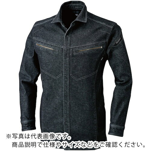 特長：ストレッチと強度を持ったデニムワークウェア仕様：色：ブラックサイズ：6L材質／仕上：綿98％ポリウレタン2％　●メーカー取寄商品について 本商品はメーカーからの取寄商品となります。 納期は、メーカー確認後、メールでご連絡させて頂きます...