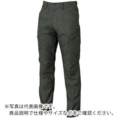 特長：高耐久ストレッチでデニムライクなワークウェア仕様：色：カーキグリーンサイズ：Lウエスト(cm)：82材質／仕上：綿65％ポリエステル35％　●メーカー取寄商品について 本商品はメーカーからの取寄商品となります。 納期は、メーカー確認後...