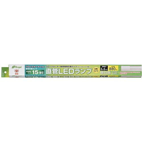 特長：ダミースターター付属のグロースタータ器具専用交換ランプです。直管蛍光ランプ15W形相当の明るさです。【2017年ジェネリック家電製品大賞】≪「生活家電」部門≫大賞受賞モデル　です。仕様：明るさ(lm)：880光源色：昼白色管長(mm)...