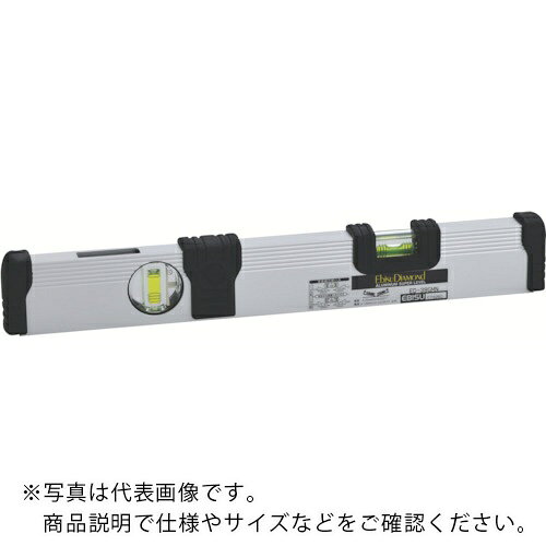 特長：6本線気泡管で1/100(1分勾配)・2/100(2分勾配)の測定が出来ます。精度調整ネジを回して気泡管の調整が出来ます。V溝付き測定面でパイプ測定可能です。落下時に3面からの衝撃をより緩衝するゴムプロテクター付です。3倍強力ネオジ磁...