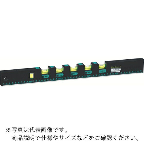 特長：4勾配と水平・垂直が測定出来ます。V溝付き測定面でパイプ測定可能です。蓄光付で明るい所で光を蓄積して暗い所で数分間発光します。用途：水平・垂直・1/50・1/100・1/150・1/200の測定に。仕様：長さ(mm)：500高さ(mm...