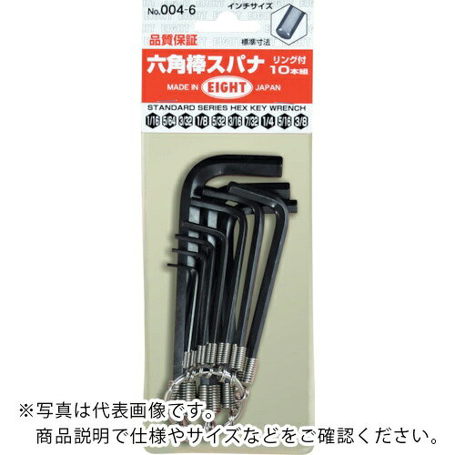 特長：ISO・JIS規格を上回るよう、設計・製作されている「プロ向け」の製品です。用途：六角穴付ボルト類の締結用に。仕様：セット内容(本)：10セット内容(inch)：1/16・5/64・3/32・1/8・5/32・3/16・7/32・1/...