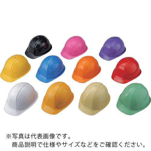 特長：軽量とフィット感を追求した人気モデルです。用途：飛来・落下物用。電気用。仕様：帽体色：ピンク頭囲(cm)：53〜61衝撃吸収ライナー有無：なし通気孔有無：なしタイプ：アメリカン「厚生労働省保護帽検定合格品」飛来・落下物用、電気用材質／...