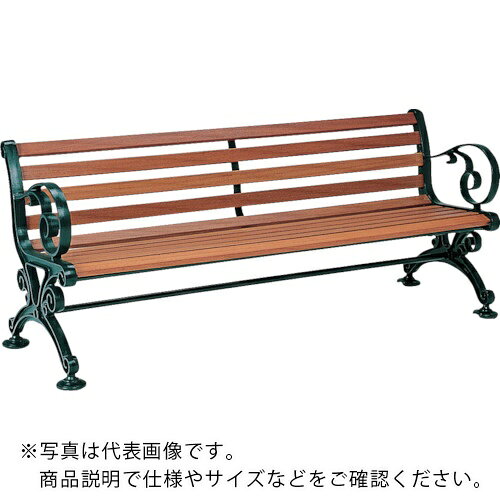 特長：木が腐りにくい構造です。脚部にガタつきを防止するアジャスター付です。用途：ベンチに。仕様：幅(mm)：1850奥行(mm)：600高さ(mm)：720座面高さ(mm)：400天然木仕上材質／仕上：座面：天然木（水溶性型木材保護着色塗料...