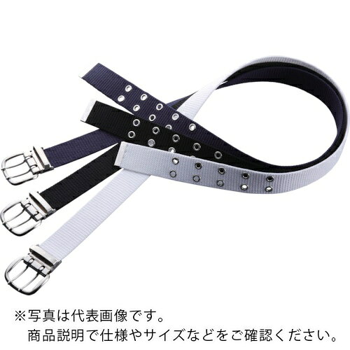 特長：ほど良い使い心地の綿製43mm幅ベルトです。用途：作業用ベルト仕様：色：紺長さ(mm)：1130ウエスト(cm)：10040mm幅材質／仕上：ベルト：綿バックル：スチール　●メーカー取寄商品について 本商品はメーカーからの取寄商品とな...