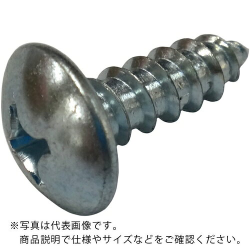 特長：高さが低く、頭部外径が大きい丸頭形状のタッピンねじです。用途：ねじ自身でねじ立てができるねじなので、タップやナットを使用せず下穴だけで締結するときに。仕様：寸法(mm)d：3寸法(mm)L：30材質／仕上：スチール表面処理:ユニクロ　...