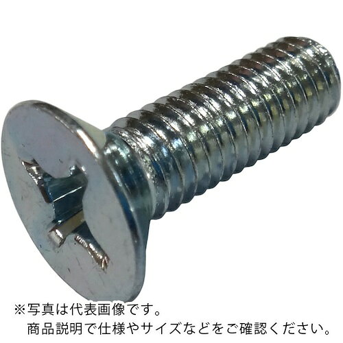 特長：部材にザグり加工を施すことで締結後は部材とフラットになるため頭部が出っ張りません。用途：十字ドライバーで締め付け、小さい部品の締結に使用。仕様：寸法(mm)d：4寸法(mm)L：75材質／仕上：スチール表面処理:ユニクロ　●メーカー取...
