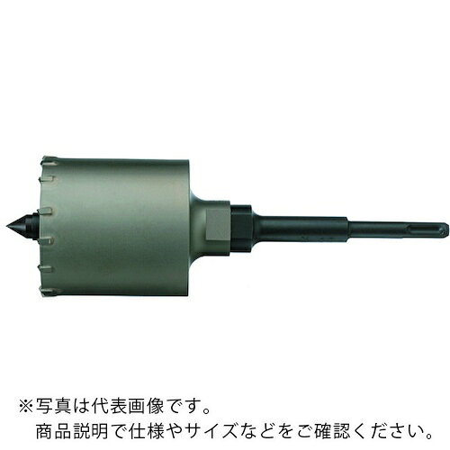 特長：軽量ハンマードリルのパワーをスムーズに刃先に伝達する構造によりスピーディーな穴あけが可能です。無筋コンクリート、ブロック、レンガなどの穴あけ作業に使います。クイックチェンジセンターピン（径32以上）採用によりガイドプレート不要の正確な...
