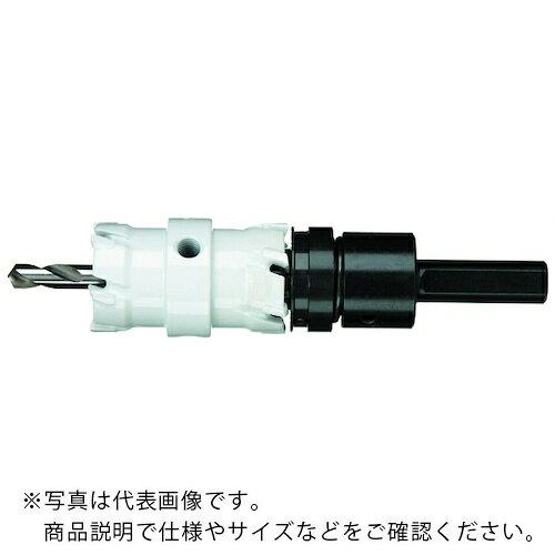 特長：業界初の両刃型超硬ホルソーです。替刃式ホルソーで経済的です。ワンタッチ替刃方式でくず取りも楽々です。厚さ12mmまでの鋼板、ステンレス板、鋳鉄、アルミ板等への穴あけ作業に使います。鋼管、ステンレスパイプ類及び曲面への穴あけに使います。...