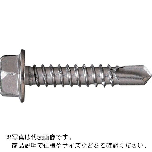 特長：ニューポイントは安定した切れ味です。六角座付頭はトルク伝達率が高い為、重量物の締結や厚い下地材等の時におすすめです。用途：サイディングや折板等と鉄下地への締結に。(金属屋根や金属外壁工事)タイトフレーム(1.2〜1.6mm)の取り付け...