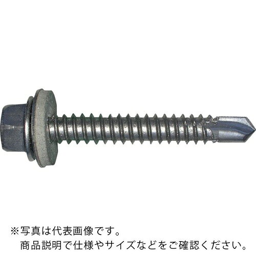 特長：ニューポイントは安定した切れ味です。六角座付頭はトルク伝達率が高い為、重量物の締結や厚い下地材等の時におすすめです。用途：サイディングや折板等と鉄下地への締結に。(金属屋根や金属外壁工事)折板+タイトフレーム+C型鋼の一発固定に。金属...