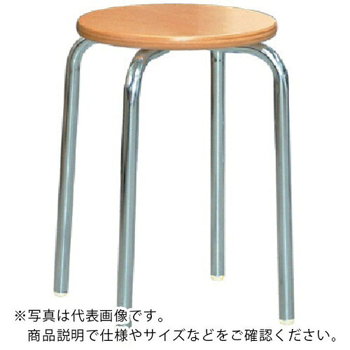 特長：スタッキングできます。仕様：座奥行(mm)：360色：ナチュラルセイコー　ラウンドスツール材質／仕上：座部:ブナ合板脚部:スチールパイプ　●メーカー取寄商品について 本商品はメーカーからの取寄商品となります。 納期は、メーカー確認後、...