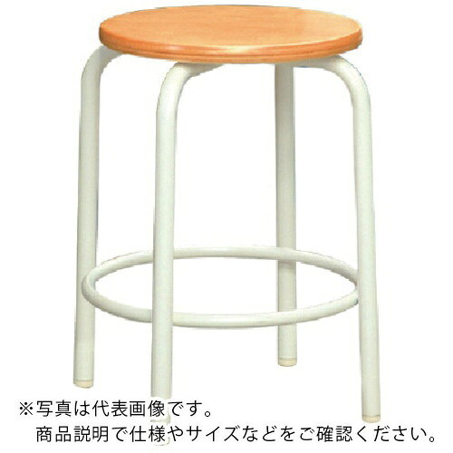 特長：内リングのため場所を取らず丈夫です。仕様：座奥行(mm)：360色：ナチュラルセイコー　ラウンドスツール材質／仕上：座部:ブナ合板脚部:スチールパイプ　●メーカー取寄商品について 本商品はメーカーからの取寄商品となります。 納期は、メ...