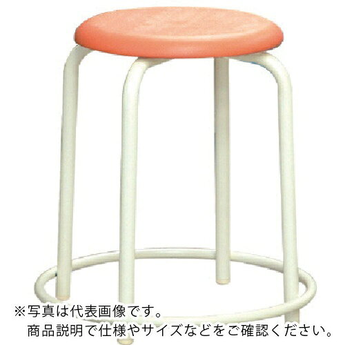 特長：スタッキングできて外リング取付のため丈夫です。仕様：座奥行(mm)：360色：オレンジセイコー　ラウンドスツール材質／仕上：座部:ブナ合板脚部:スチールパイプ　●メーカー取寄商品について 本商品はメーカーからの取寄商品となります。 納...