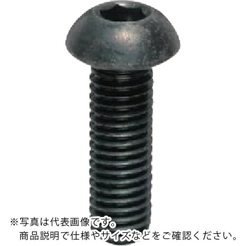 特長：丸型形状の頭部で六角穴付きですので、小ねじより強く締付けることができます。六角穴は、六角穴付ボルトより一回り小さくなっています。合金鋼に熱処理を施し強度を高くしてあります。めっきはしてありません。用途：機械、車両等の一般的な締付けに用...