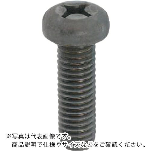特長：十字穴付きのなべ頭小ねじです。頭部が出ても差し支えない所に使われます。めっきはしてありません。用途：ボルトに比べ小さな部材の一般的な締結に。仕様：寸法(mm)d：M6寸法(mm)L：25ねじピッチ(mm)：1頭部径(mm)：10.5頭...