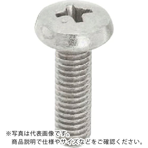特長：十字穴付きのバインド頭小ねじです。頭部が出ても差し支えない所に使われます。座面が大きいので、座面陥没を防止する効果があります。材質は鋼で耐食性向上のため、ニッケルめっきがしてあります。生地に比べ耐食性があります。なべ頭に比べ頭部が大き...