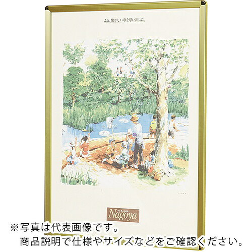 特長：ポスター・アクリル板をセットする際、曲げたり反らせたりする手間が不要です。仕様：外形寸法：568×781用紙寸法：B2(515×728)色：ゴールド　●メーカー取寄商品について 本商品はメーカーからの取寄商品となります。 納期は、メー...