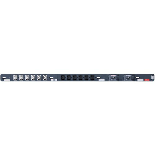 特長：IEC C13の電源が供給可能です。仕様：定格：30A 250Vコンセント数：12幅(mm)：50長さ(mm)：1040安全ブレーカ付 30A 200V コンセントバー (C13×12)　●メーカー取寄商品について 本商品はメーカーか...