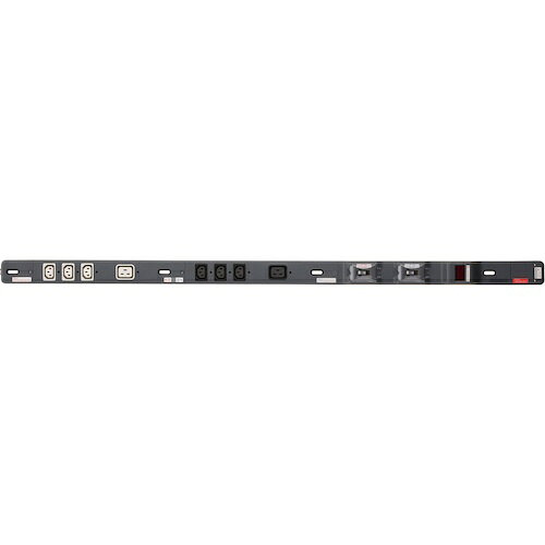 特長：IEC C13・C19の電源が供給可能です。仕様：定格：30A 250Vコンセント数：8幅(mm)：50長さ(mm)：1140安全ブレーカ・電流監視装置付 30A 200V コンセントバー (C13×6、C19×2)　●メーカー取寄商...