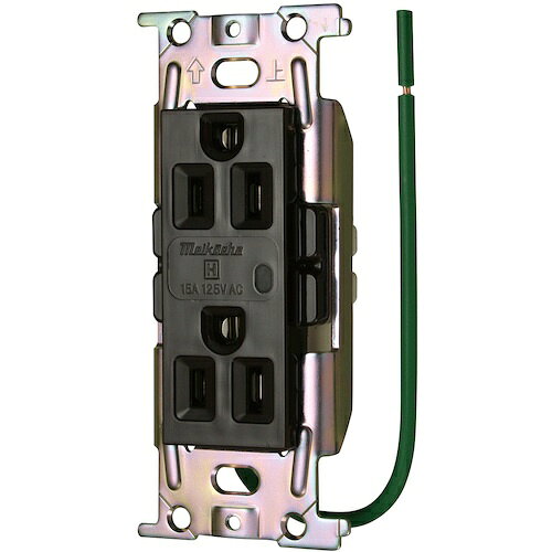 特長：医用コンセントは JIS T 1021 [医用差込接続器]適合品です。仕様：定格：15A 125Vコンセント数：2色：チョコタイプ：S極数：接地2P電源：その他ML医用接地埋込ダブルコンセント（C形）Sタイプ 通電表示ランプ付（チョコ...